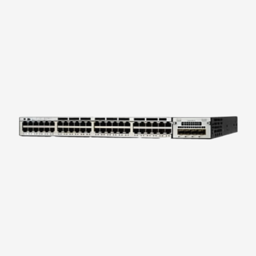 Cisco Catalyst 3750X Switch 48 Gigabit Ethernet PoE+ Ports Uplink 2x10G ...